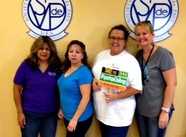 Employees take Pope's Hope Challenge