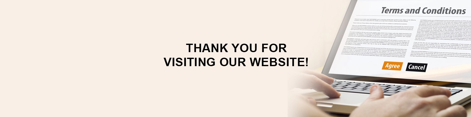 Thank You for Visiting Our Website!