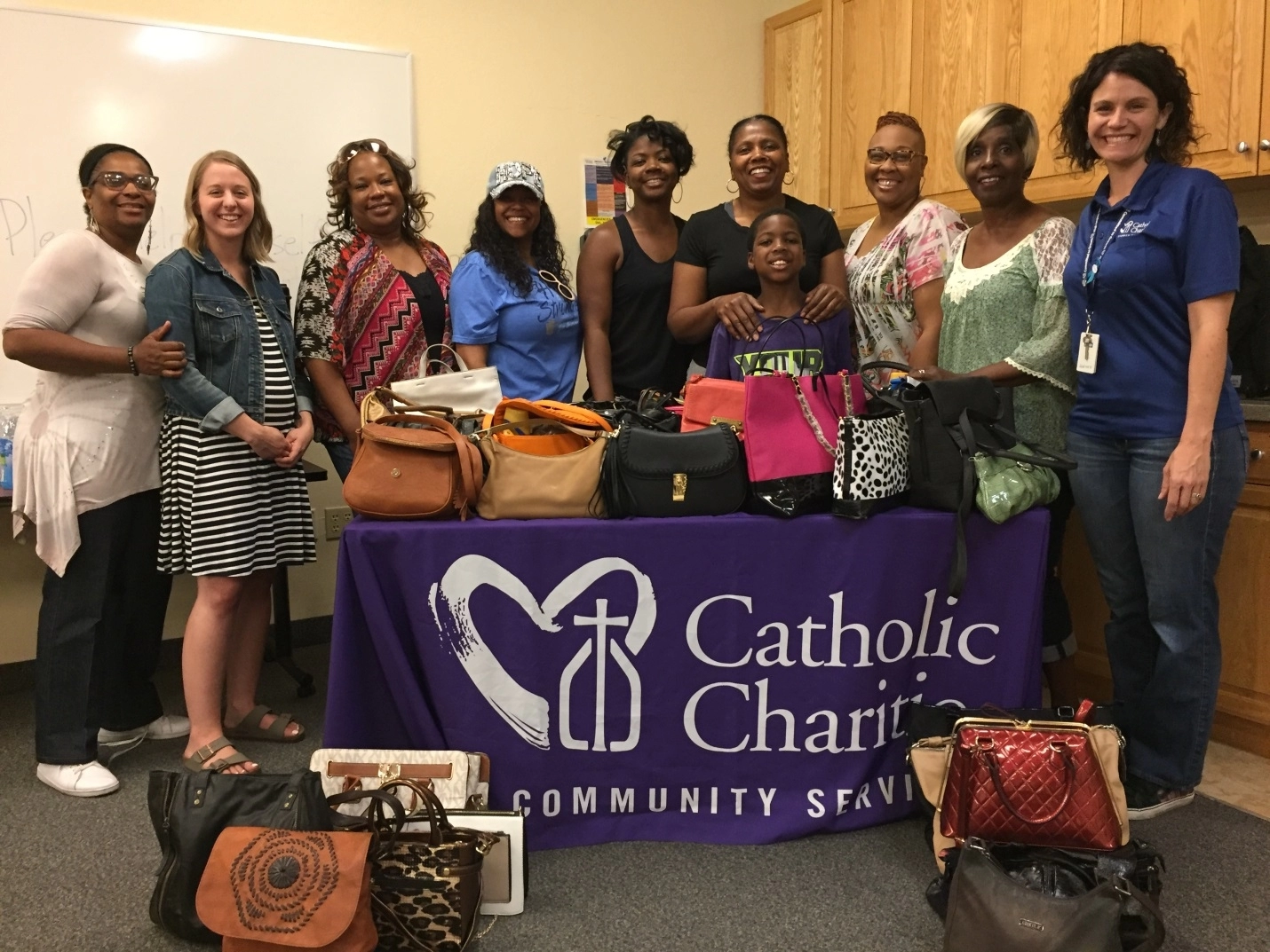 Purse Drive Helps Local Moms